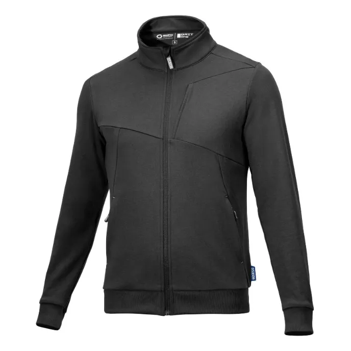 Felpa da Lavoro Full Zip Sparco Grit Plata BTJ0010B0E0