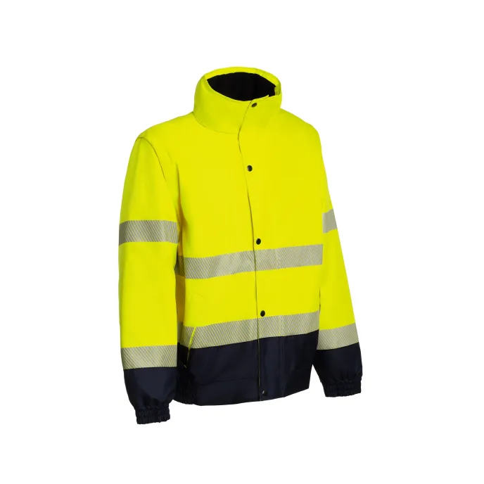 Giubbotto da Lavoro Alta Visibilità Multitasche Invernale P&P Loyal ...