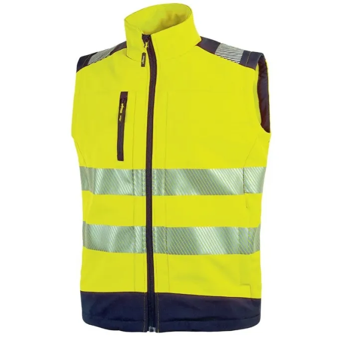 Fuori tutto - Gilet da Lavoro Softshell Stretch Elasticizzato Alta ...